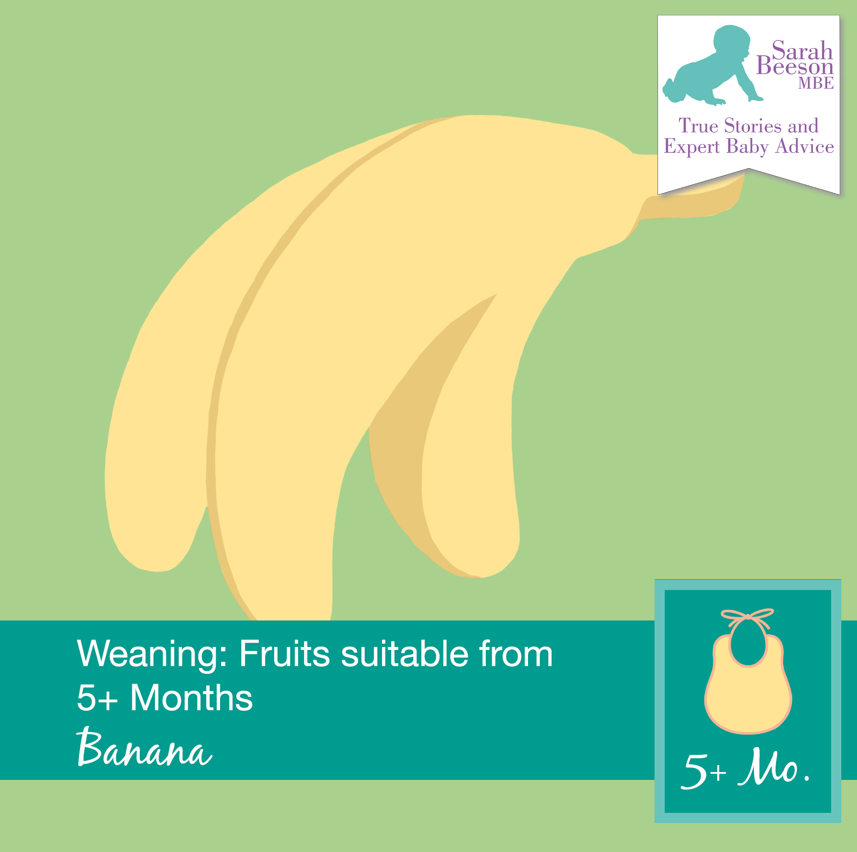 First Stage Weaning Suggestions – Fruit | Sarah Beeson MBE